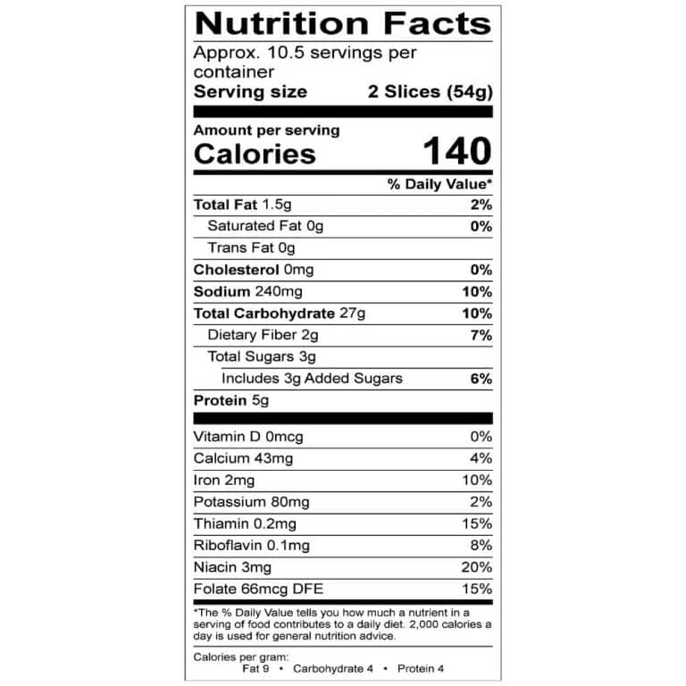 Pennington Split Top Wheat Bread 20 oz - Klosterman Baking Company